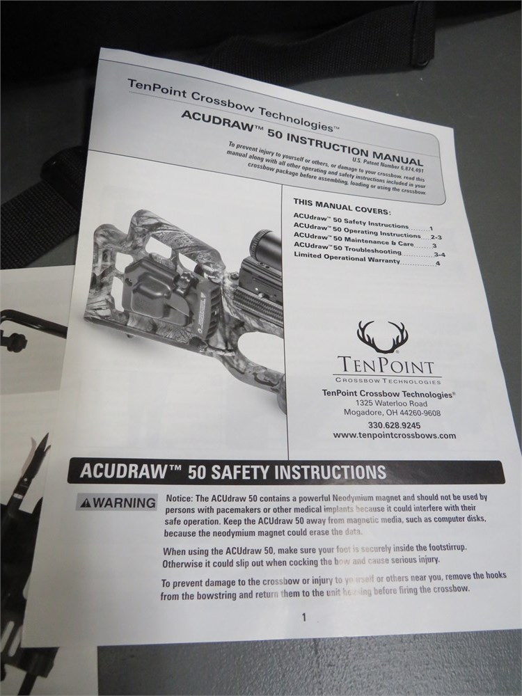 Transitional Design Online Auctions - TENPOINT Titan Xtreme Crossbow w ...