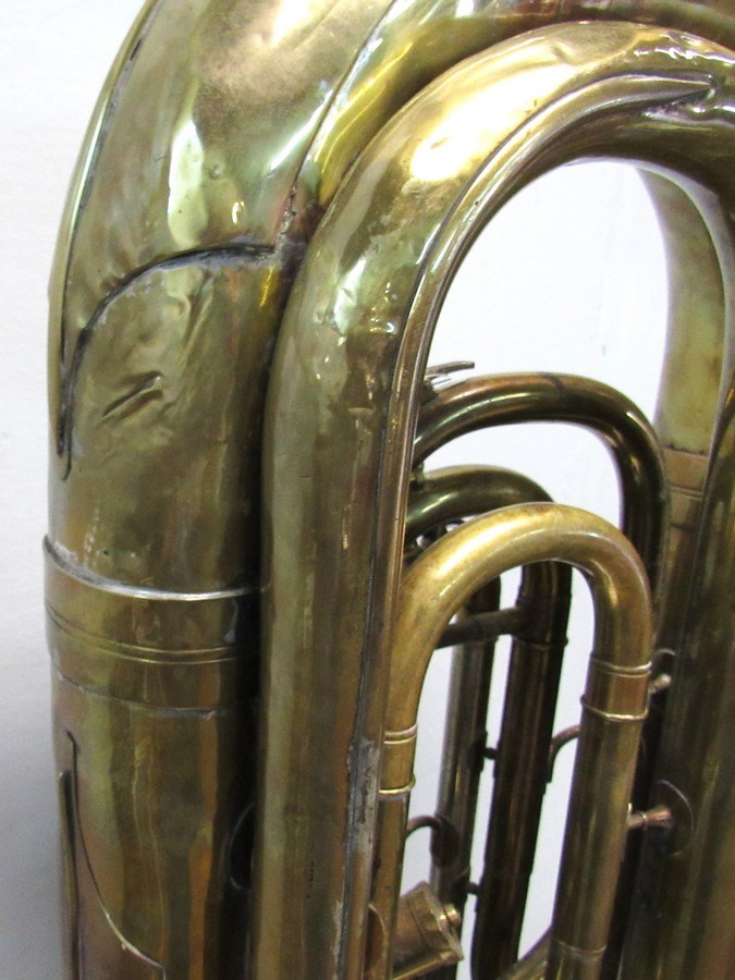 Transitional Design Online Auctions - Besson - England Tuba - Vintage ...