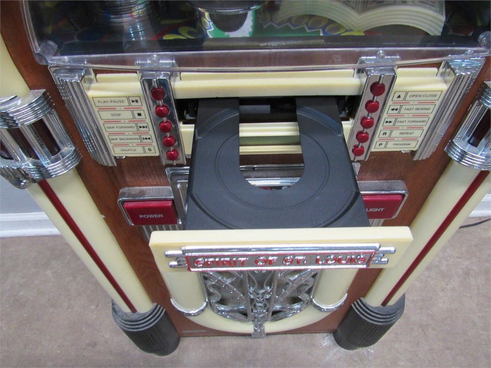 Transitional Design Online Auctions - 1996 "Jukebox" Polyconcept AM/FM CD/Cassette - Wurlitzer ...