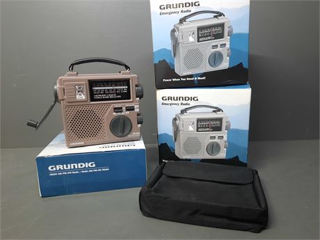 Transitional Design Online Auctions - Grundig Emergency Radio