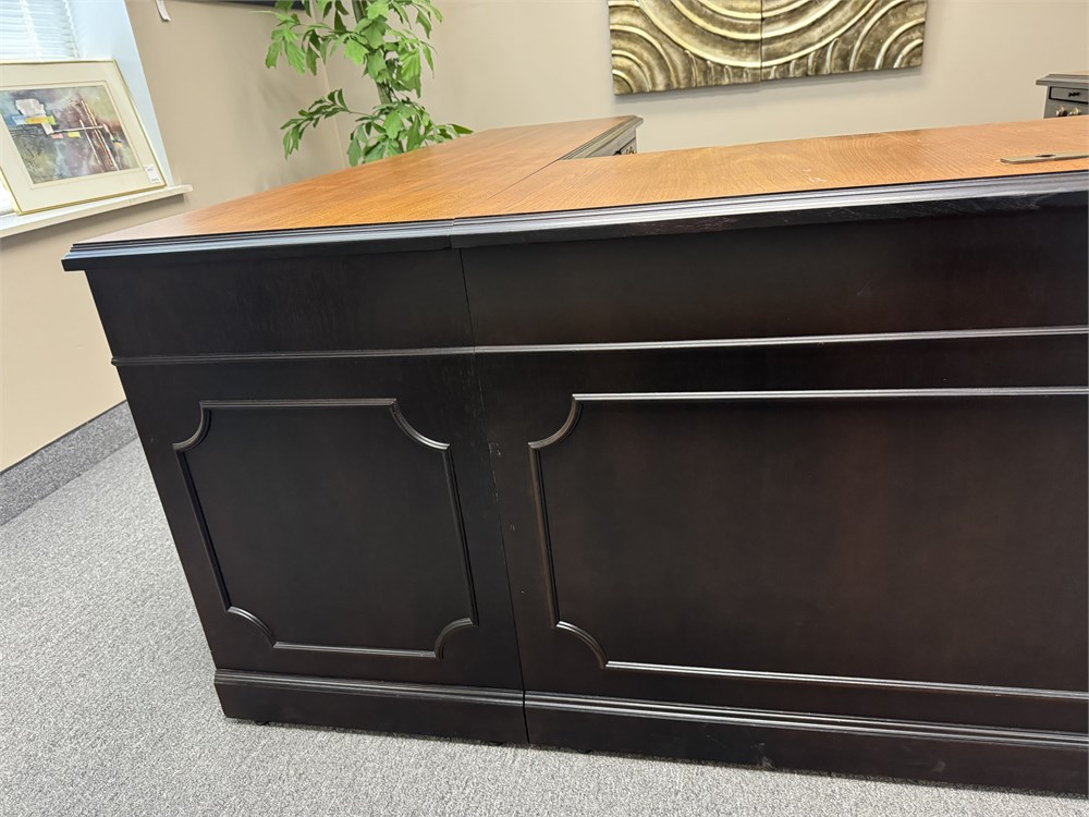 Transitional Design Online Auctions - Desk - Kimball Executive Wrap Around