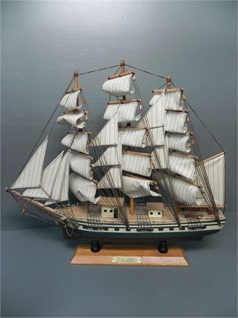 Transitional Design Online Auctions - Model Sailing Ship / Display Stand