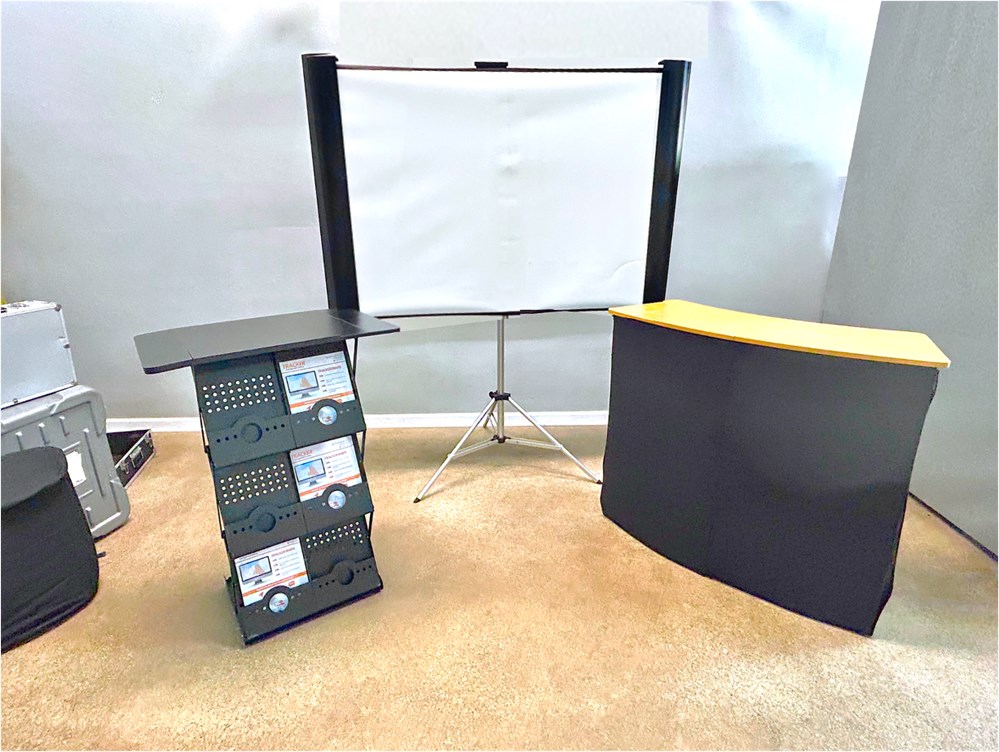 Transitional Design Online Auctions - Display Booth / Counter Stand ...