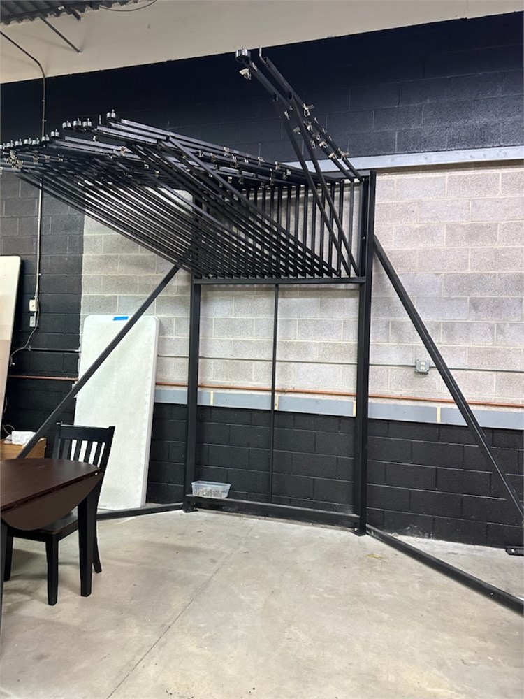 Transitional Design Online Auctions - Commercial Rug Display Rack