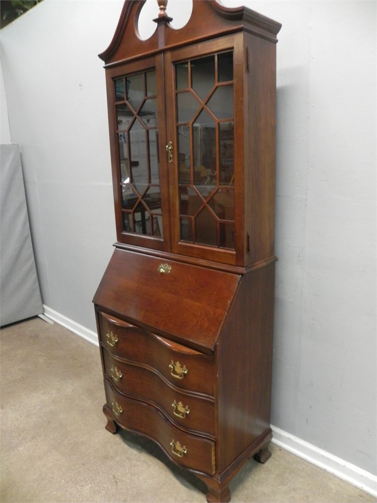 Transitional Design Online Auctions - Jasper Colonial Secretary Desk ...