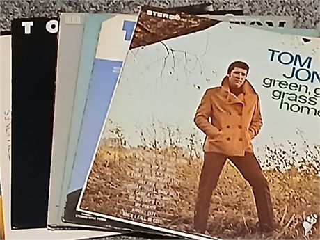 Transitional Design Online Auctions - Tom Jones Vinyl Records