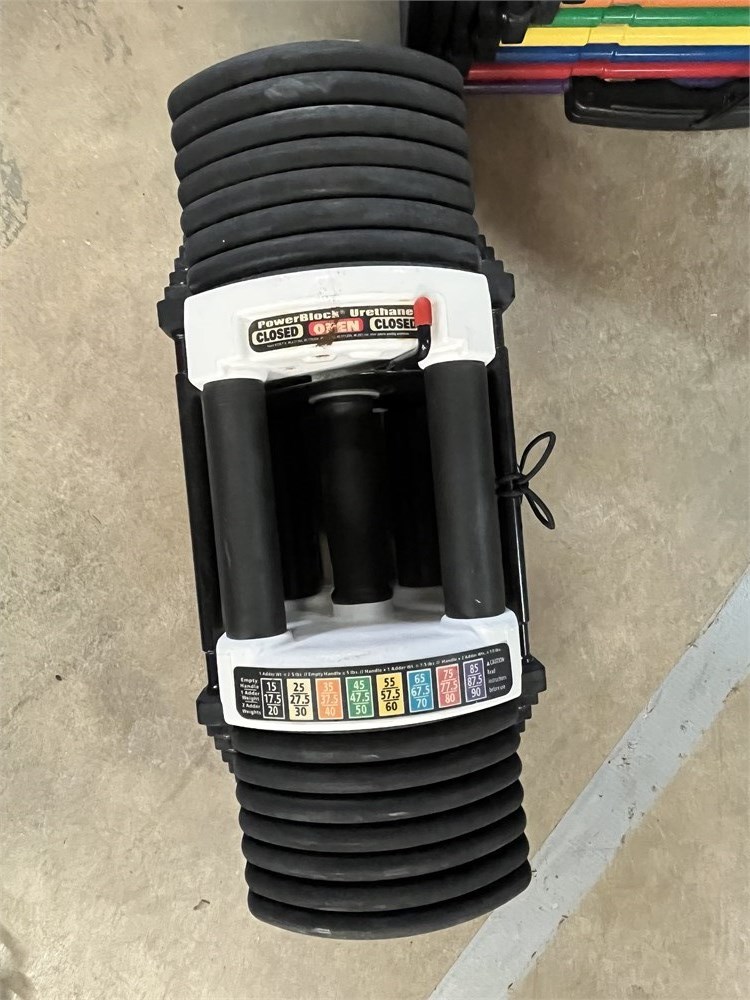 Transitional Design Online Auctions - Powerblock U90 Urethane / Pair