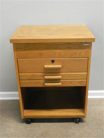 Transitional Design Online Auctions - Mayline Spa Style Trolley Cabinet ...