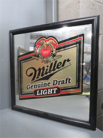 Transitional Design Online Auctions - Miller Genuine Draft Mirror