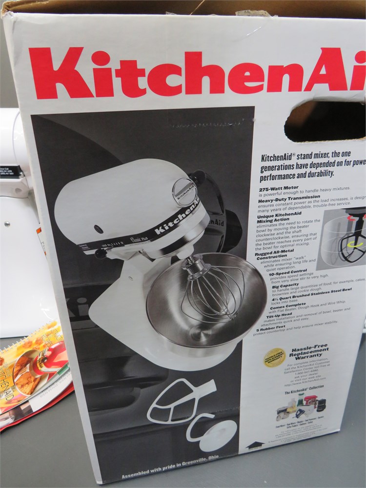 Transitional Design Online Auctions - KITCHENAID Classic Plus Mixer