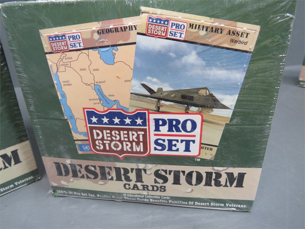 Transitional Design Online Auctions - Desert Storm Pro Set Collector Cards