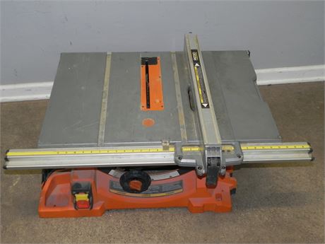 Transitional Design Online Auctions - Ridgid Portable Jobsite Table Saw