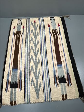 Transitional Design Online Auctions - Navajo Female Yei Rug