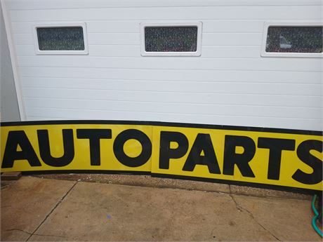 Transitional Design Online Auctions - Large Auto Parts Advertising Signs