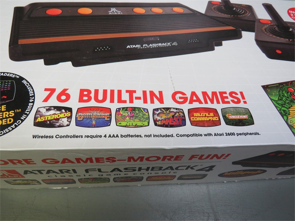 Transitional Design Online Auctions - ATARI Flashback 4 Classic Game ...