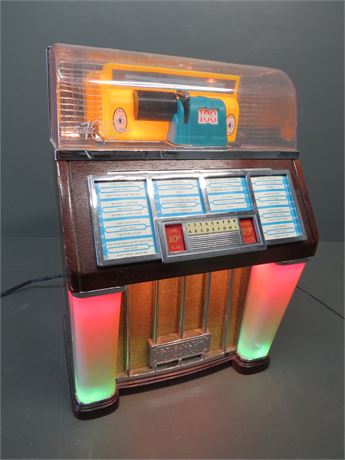 Transitional Design Online Auctions - CROSLEY Collector's Edition Jukebox Radio/Tape Player