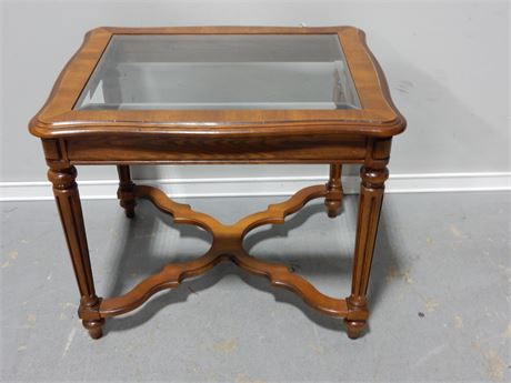 Transitional Design Online Auctions - Mediterranean Style Accent Table