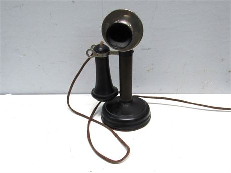 Transitional Design Online Auctions - Kellogg Candlestick Telephone ...