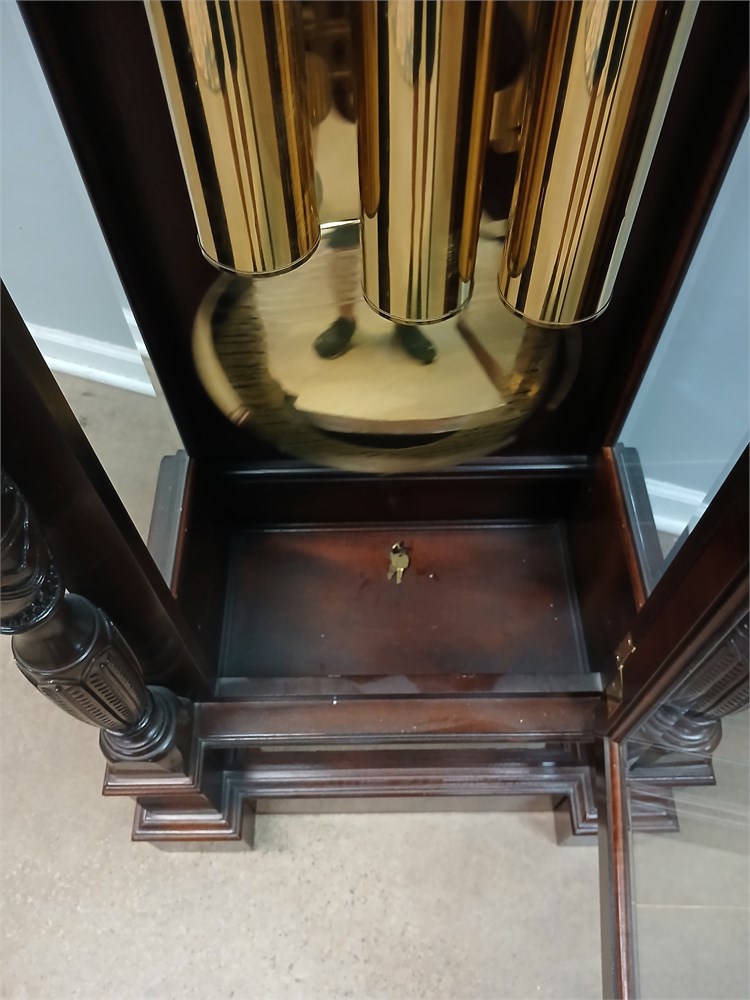 Transitional Design Online Auctions - Howard Miller Grandfather Clock ...