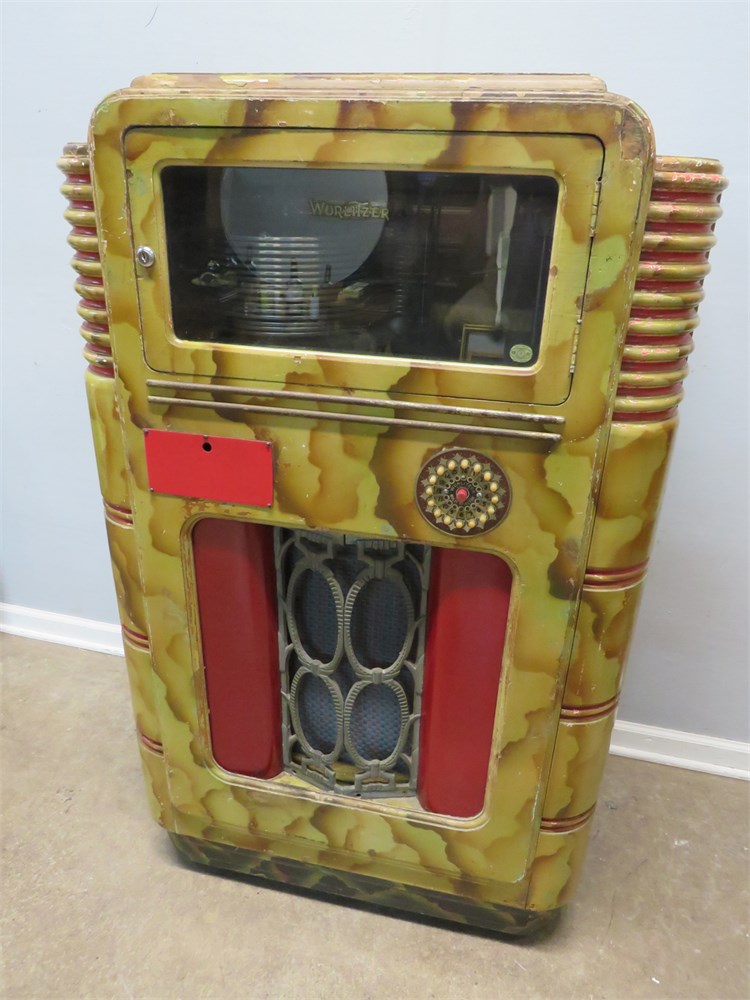 Transitional Design Online Auctions - 1937 WURLITZER Simplex Jukebox ...