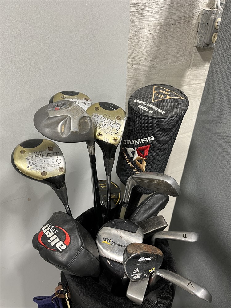 Transitional Design Online Auctions - Golf Bag / Clubs / Presentation ...