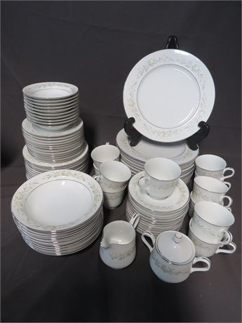 Transitional Design Online Auctions - GRACE 'Rhapsody' Fine China Set