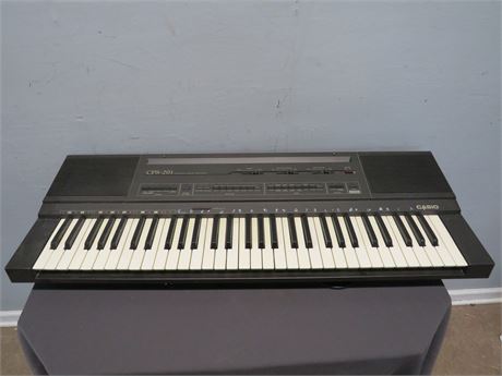 Transitional Design Online Auctions - CASIO CPS-201 Electric Piano w/Stand