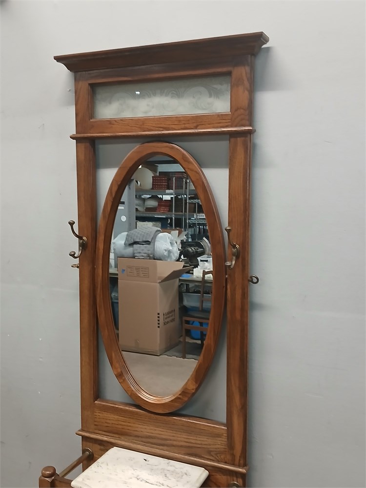 Transitional Design Online Auctions - Pulaski mirrored hall tree