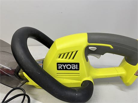 Transitional Design Online Auctions - Ryobi Hedge Trimmer W Charger