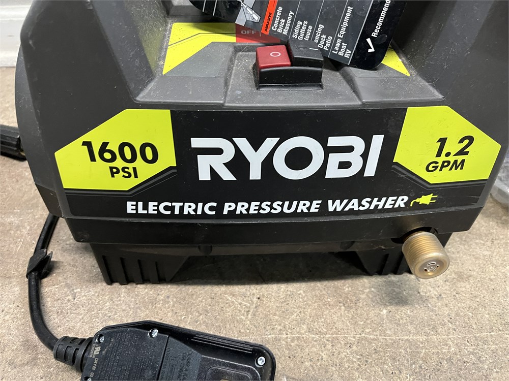 Transitional Design Online Auctions - Ryobi Power Washer