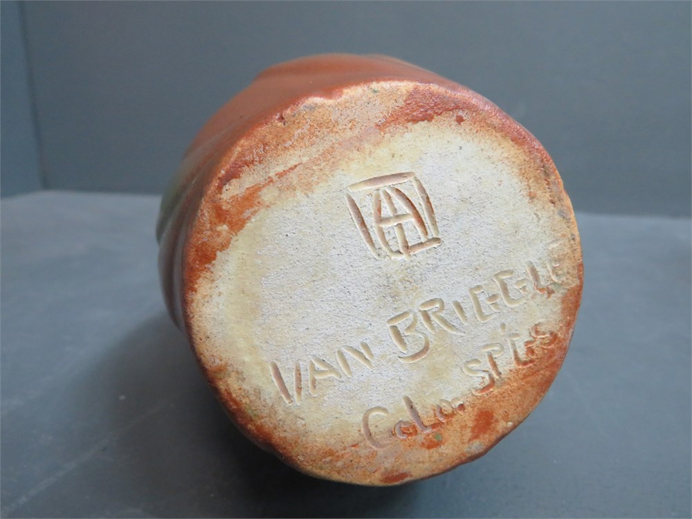 Transitional Design Online Auctions - Van Briggle Pottery Earthenware Vase