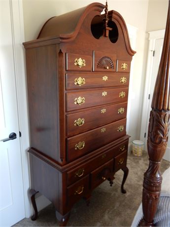 Transitional Design Online Auctions - Colonial Furniture Co. Highboy ...