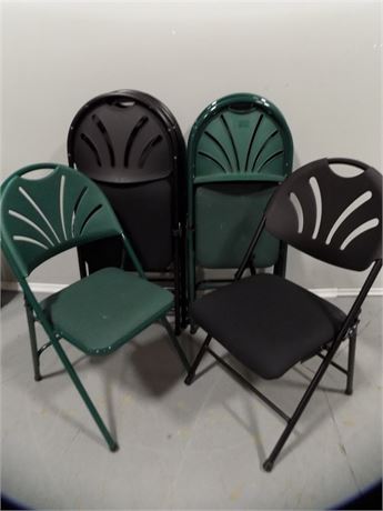 Transitional Design Online Auctions - Samsonite Chairs Set 8 Folding