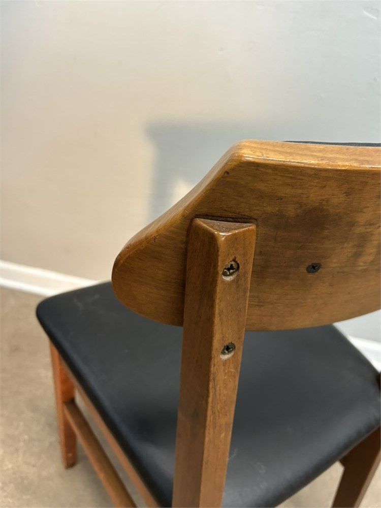 Transitional Design Online Auctions - Mid-Century Dining Chairs w ...