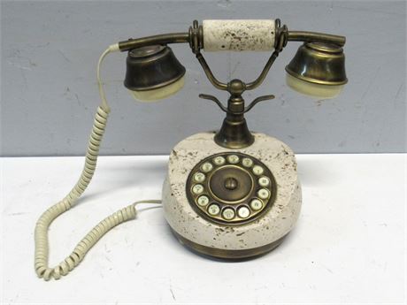 Transitional Design Online Auctions - Rotary Push-Button Telephone ...