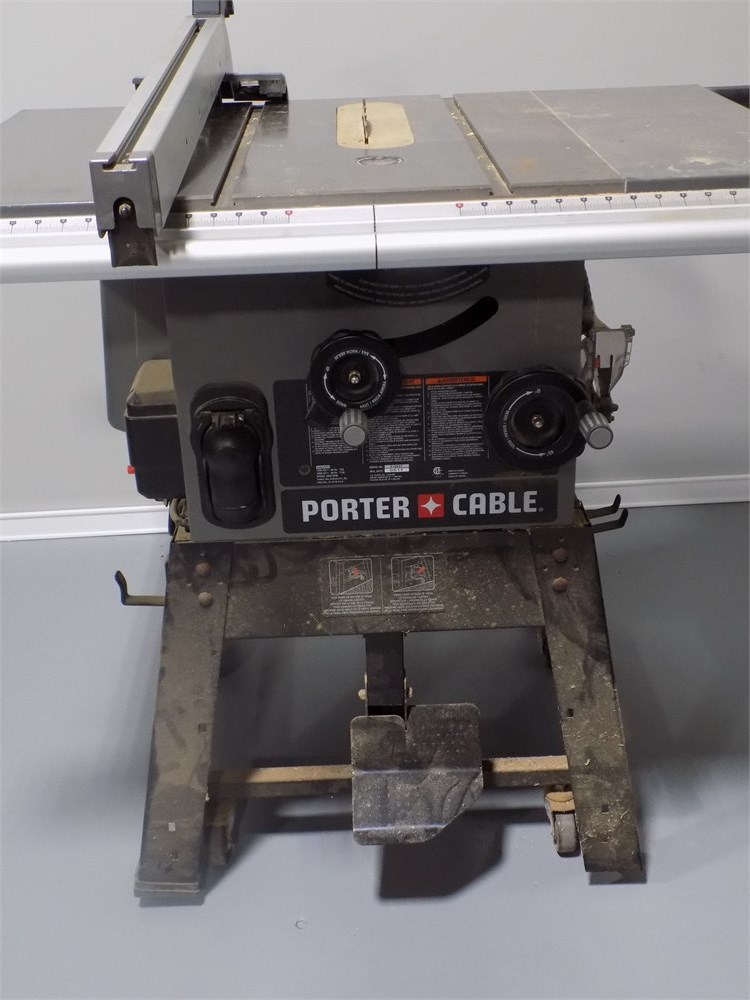 Transitional Design Online Auctions - Porter Cable Table Saw