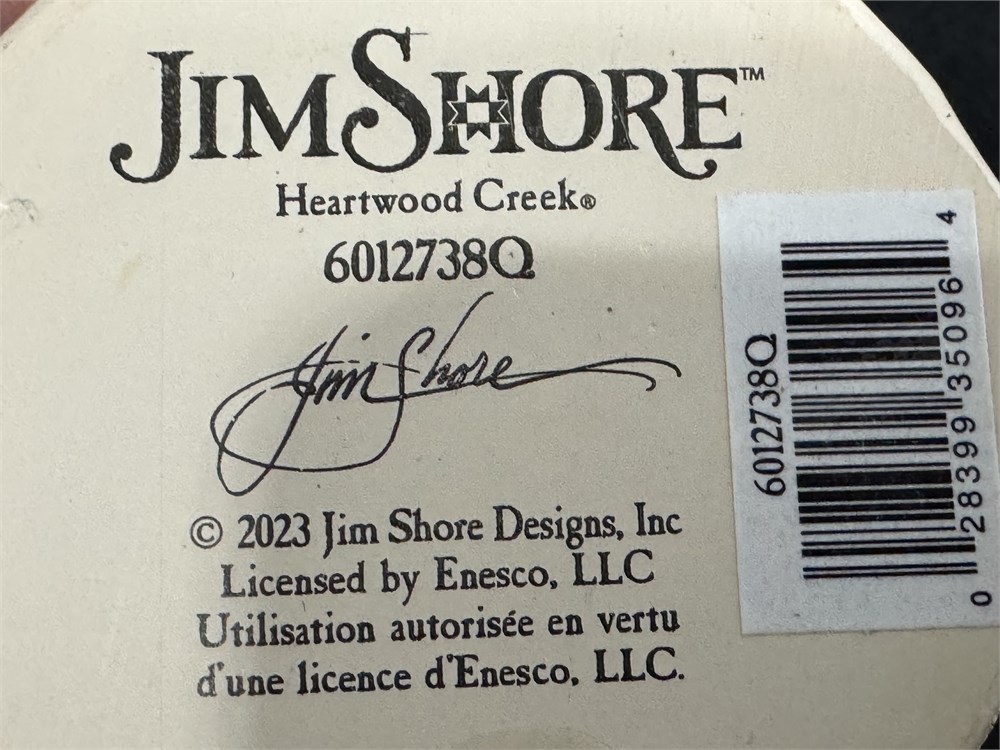 Transitional Design Online Auctions - Jim Shore-Dinner Ware-Figurines