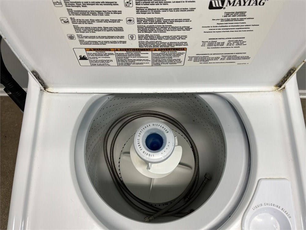 Transitional Design Online Auctions - Maytag Washing Machine