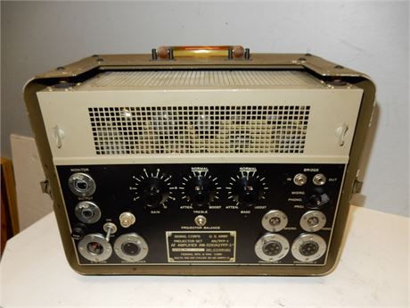 Transitional Design Online Auctions - US Army Signal Corps Projector ...