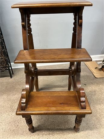 Transitional Design Online Auctions - Library Step Stool