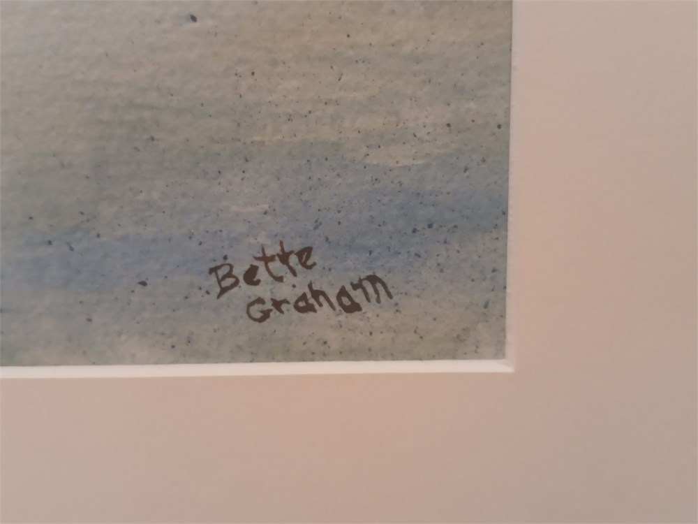 Transitional Design Online Auctions - Original Signed Watercolor "China ...