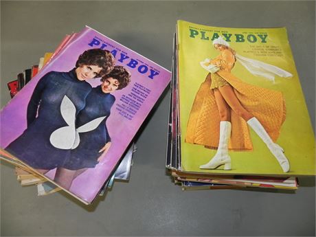Transitional Design Online Auctions - Playboy Magazines / 1970's