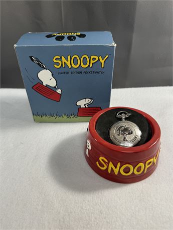 Transitional Design Online Auctions - Pocket Watch-Fossil -Peanuts ...