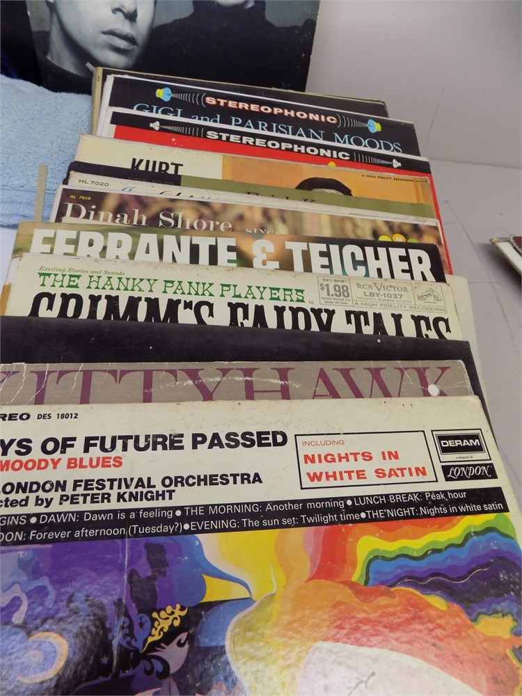 Transitional Design Online Auctions - Classic Rock Record Collection