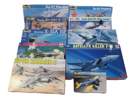 Transitional Design Online Auctions - 10 Model Airplane Kits - Revell ...