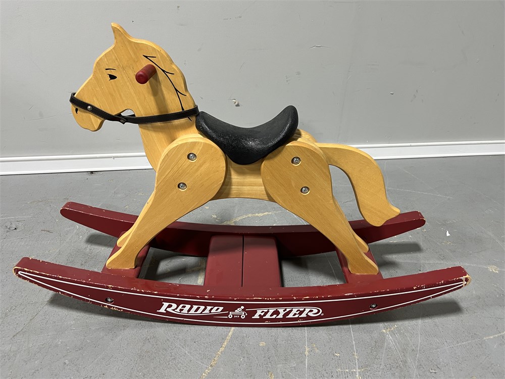 Transitional Design Online Auctions - Radio Flyer Rocking Horse