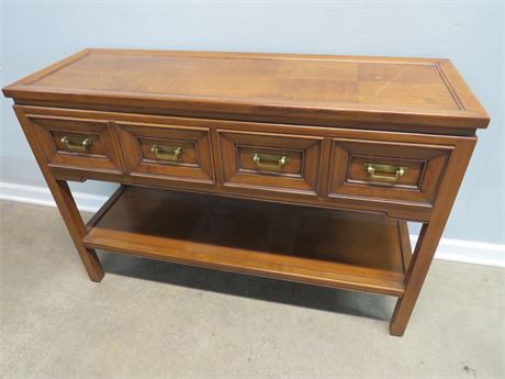 Transitional Design Online Auctions - HEKMAN Console Table