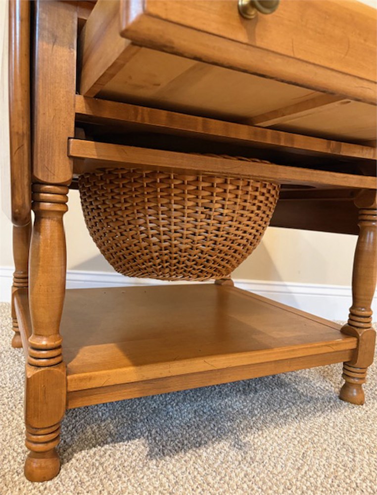 Transitional Design Online Auctions - CONANT-BALL Rock Maple Drop Leaf ...