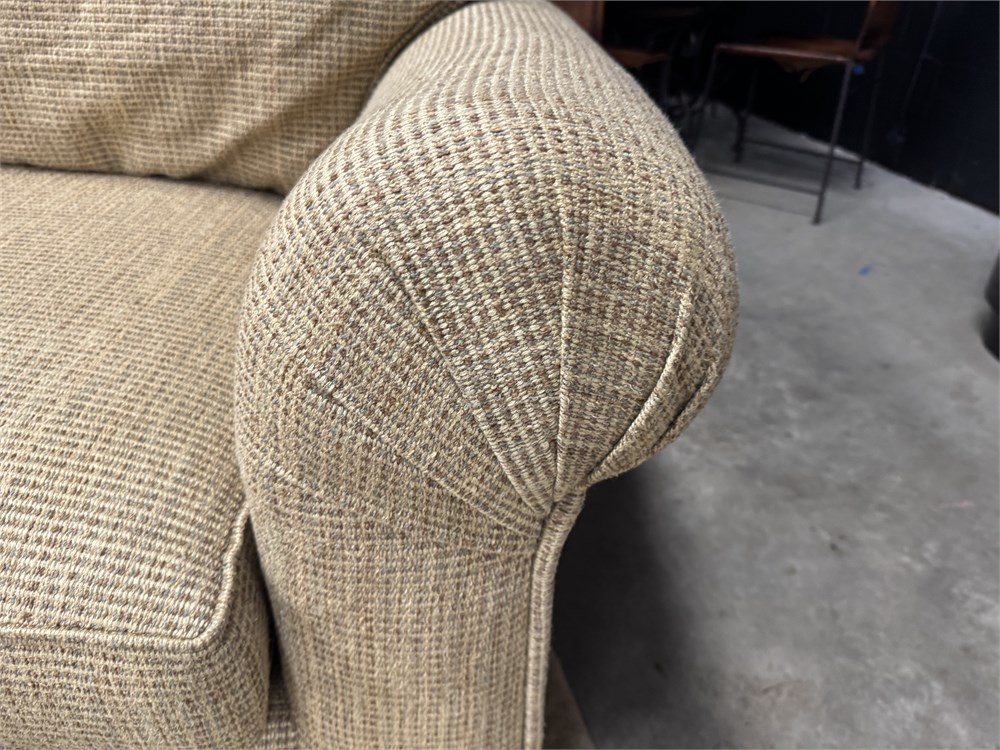 Transitional Design Online Auctions - Sherrill Curved Back Sofa