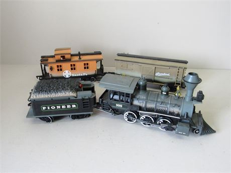 Transitional Design Online Auctions - New Bright Pioneer Steam Engine ...